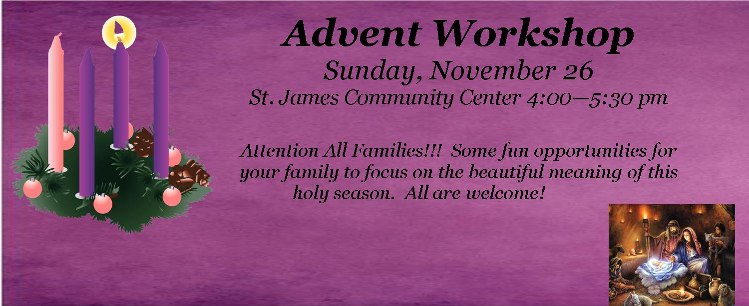 Advent-Workshop – St. James Parish